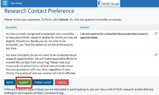 Instructions For Documenting an Opt-Out Research Contact Preference ...