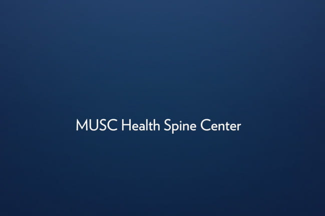 MUSC Health Spine Center | MUSC Health | Charleston SC